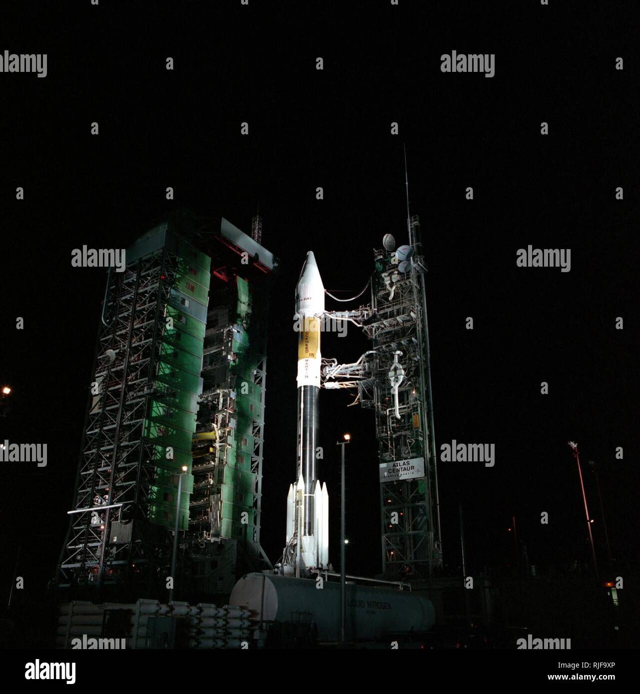 A Lockheed Martin Corporation Atlas II AS/AC-115 is poised on Launch ...