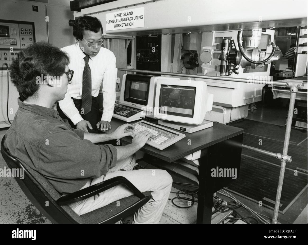 This workstation, which was developed for NBS for the US Navy's Mare ...