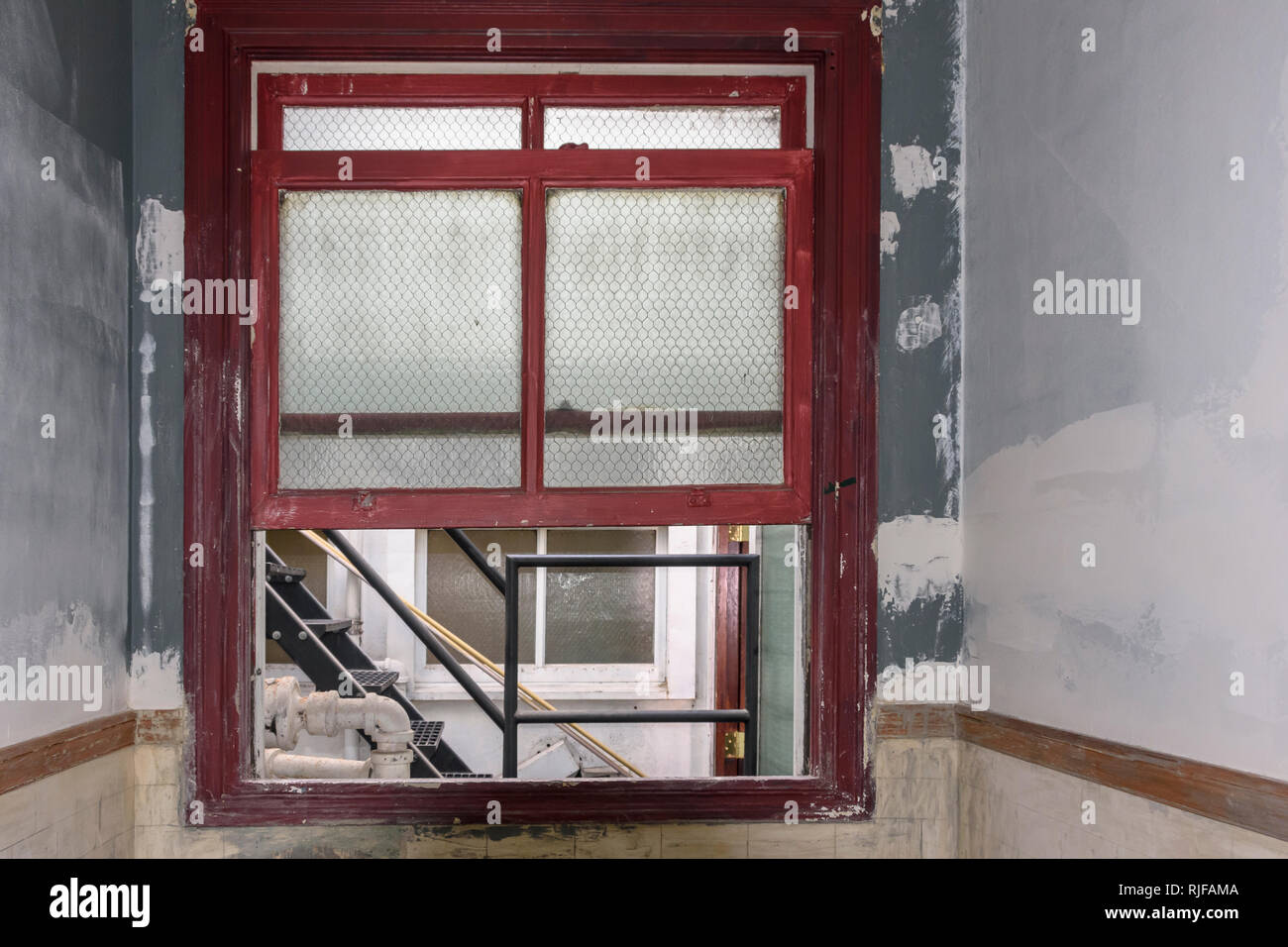Victorian window frame interior hi-res stock photography and images - Alamy