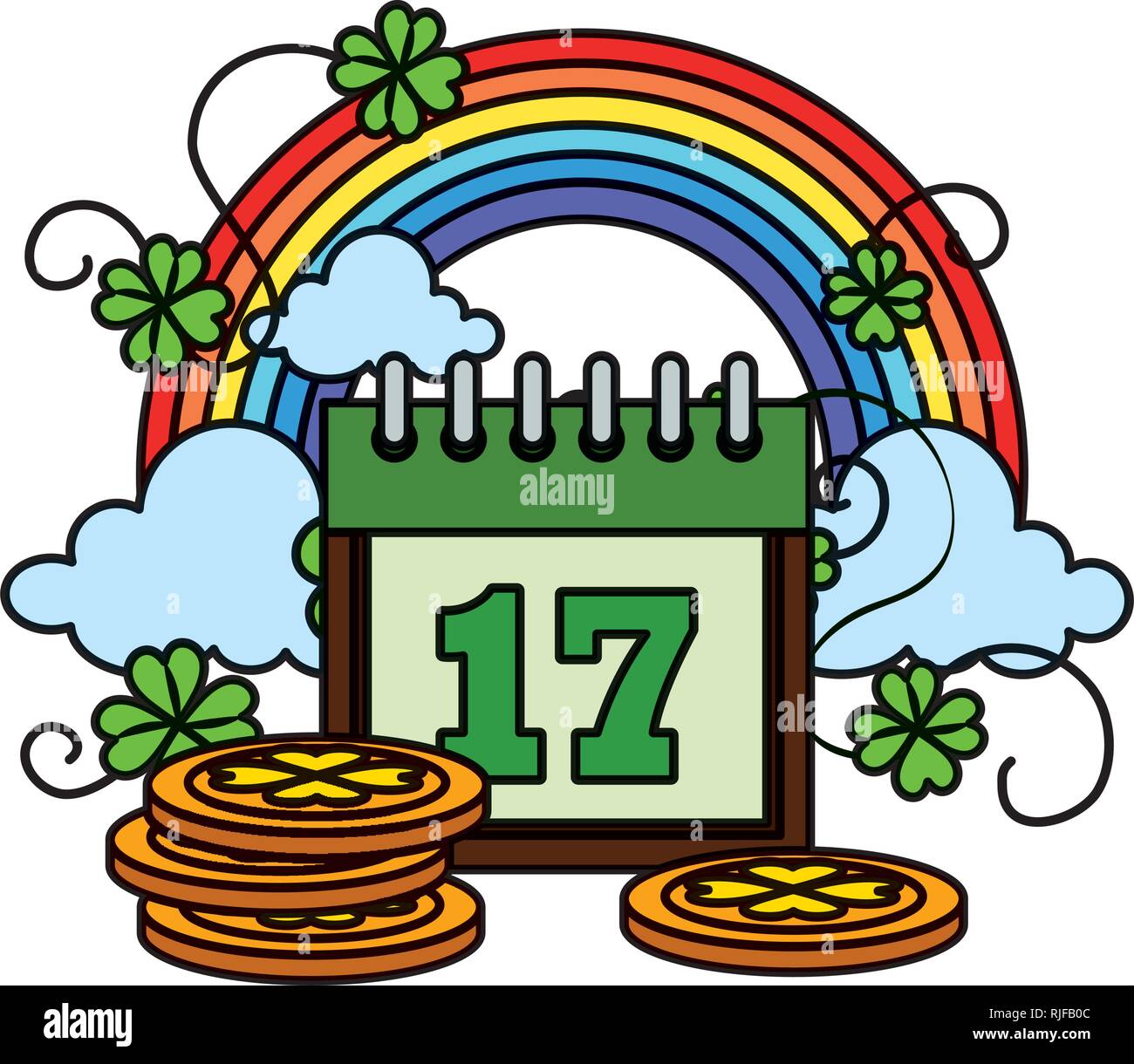 Rainbow Calendar Icon High Resolution Stock Photography and Images - Alamy