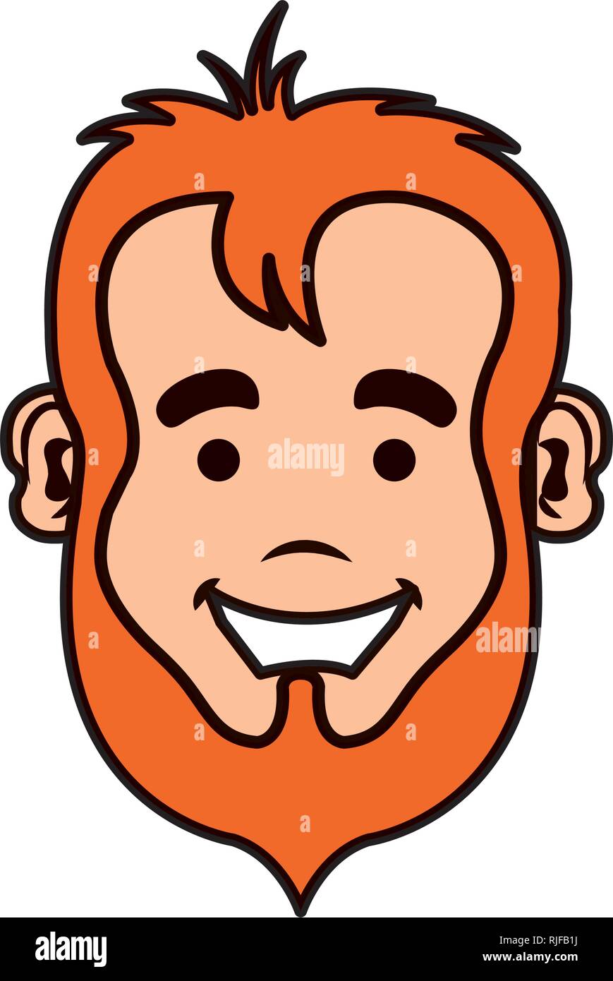 leprechaun head saint patrick character Stock Vector Image & Art - Alamy