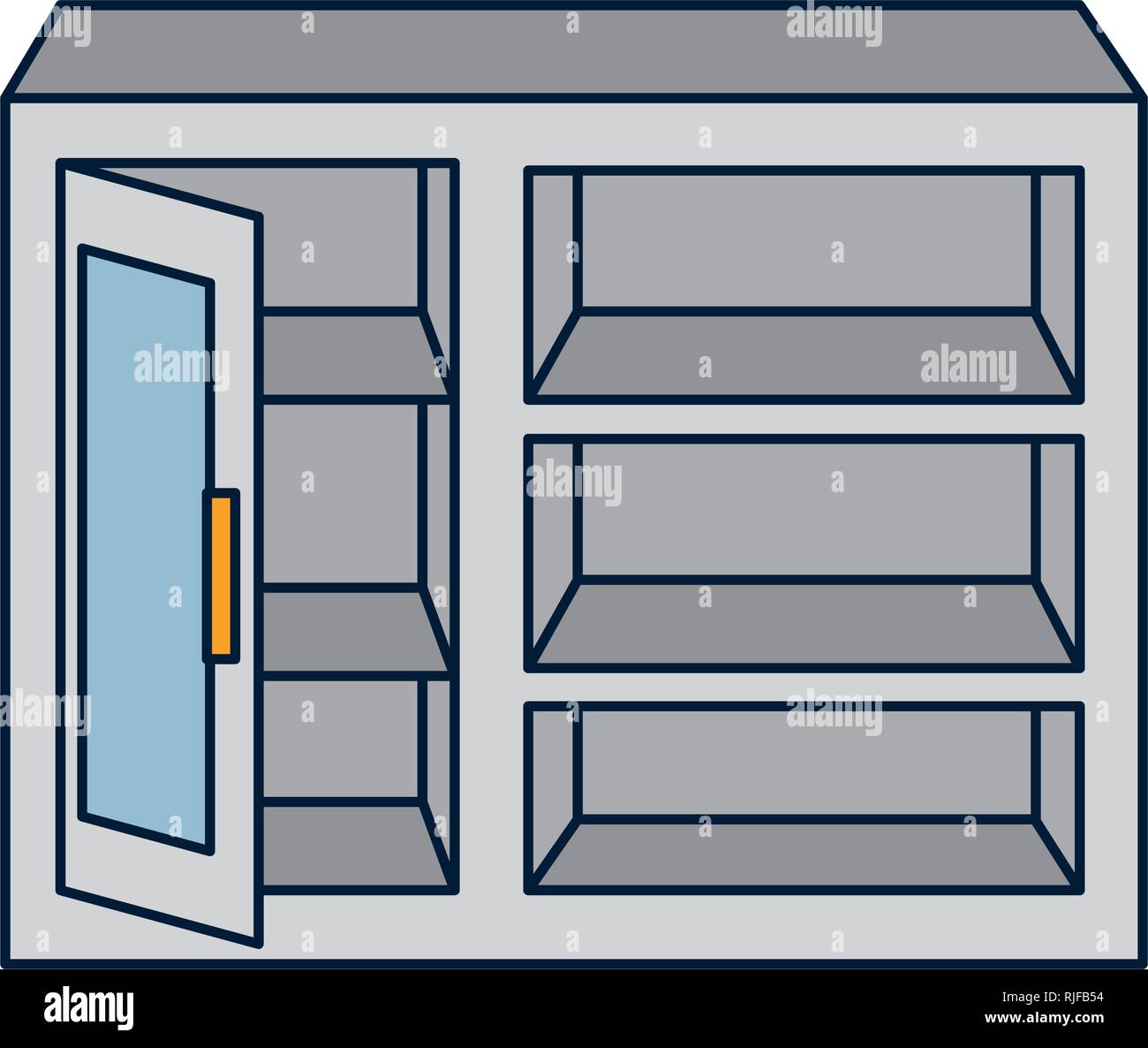 display case isolated icon Stock Vector Image & Art - Alamy
