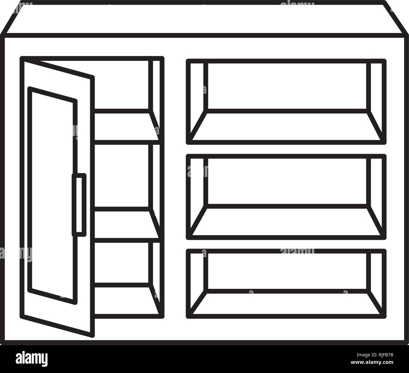 Display case Stock Vector Images - Alamy