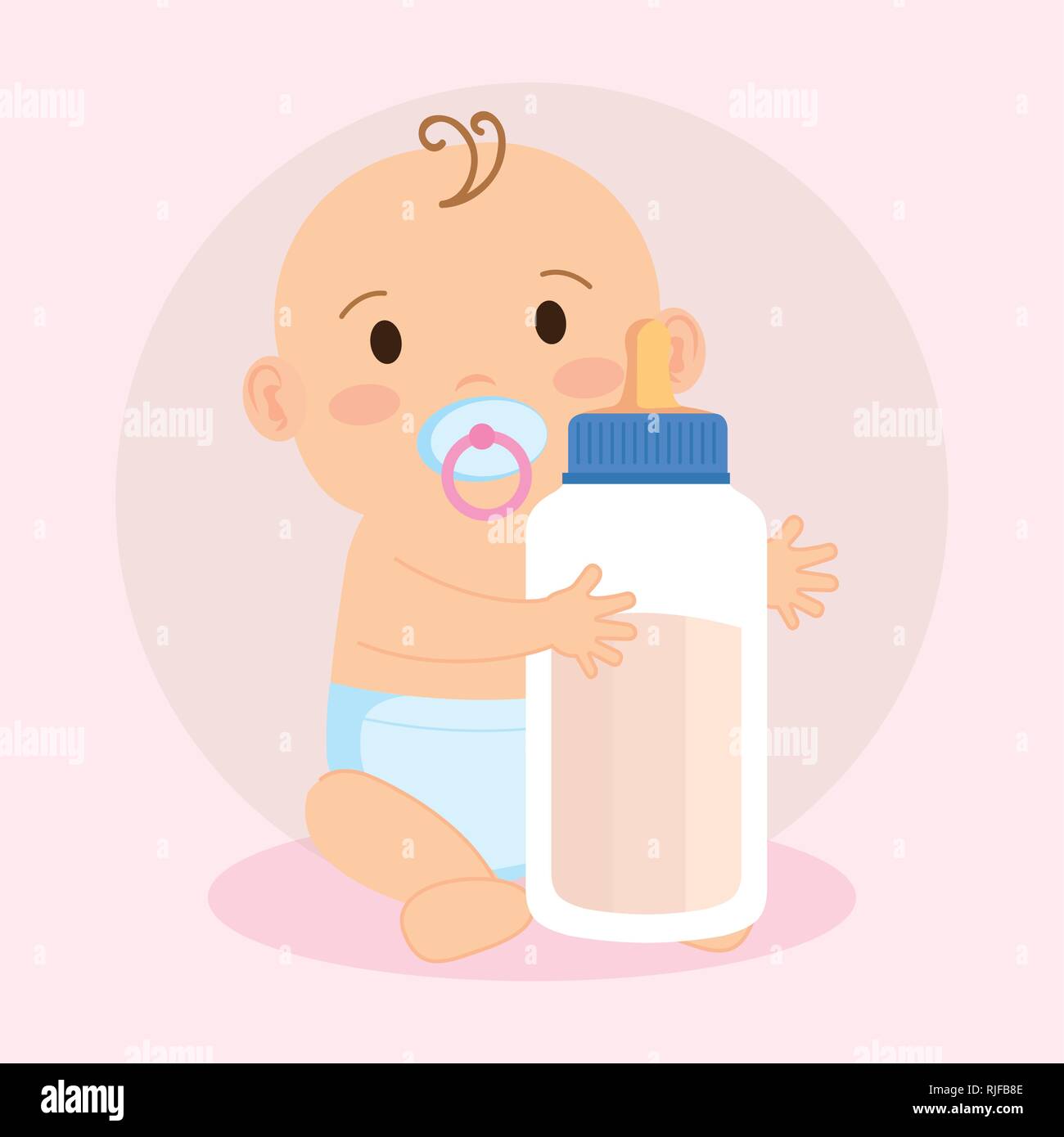 cute little baby character Stock Vector Image & Art - Alamy