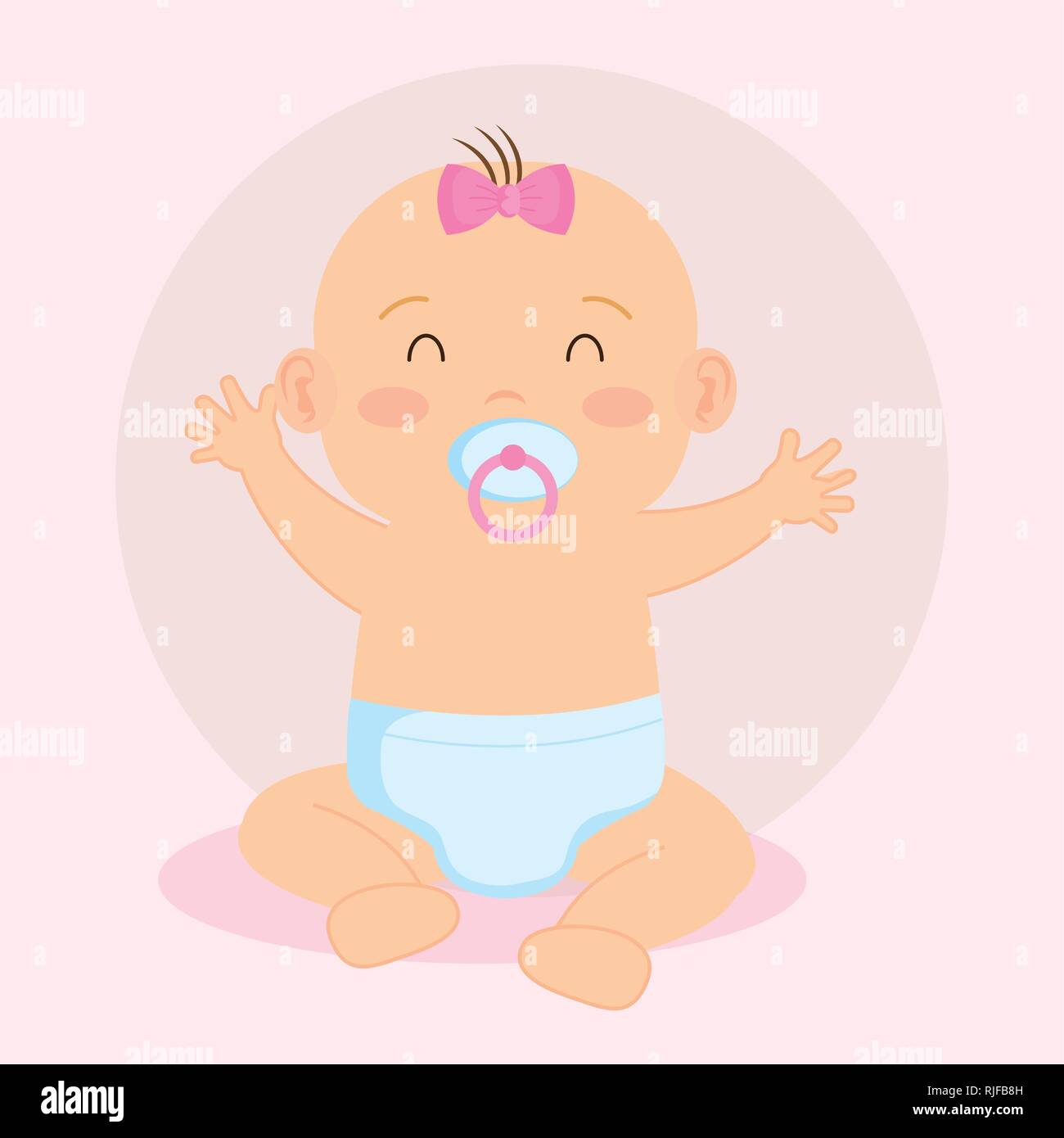 cute little baby character Stock Vector Image & Art - Alamy