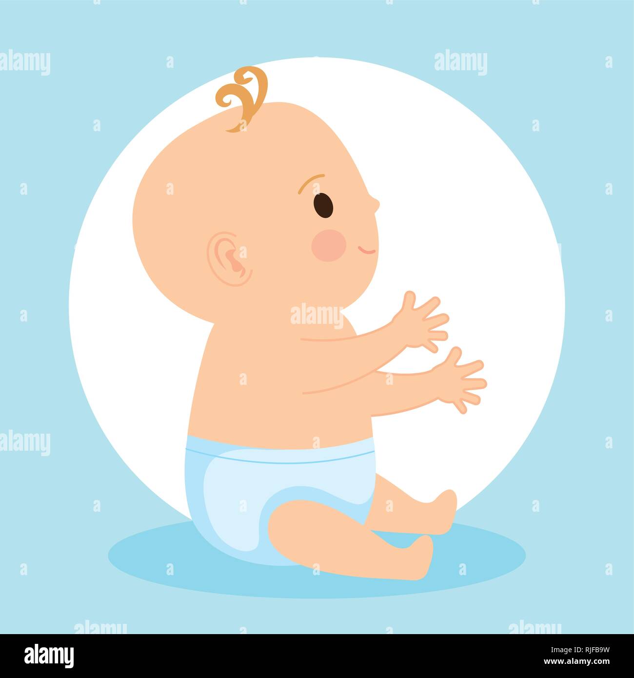 cute little baby character Stock Vector Image & Art - Alamy
