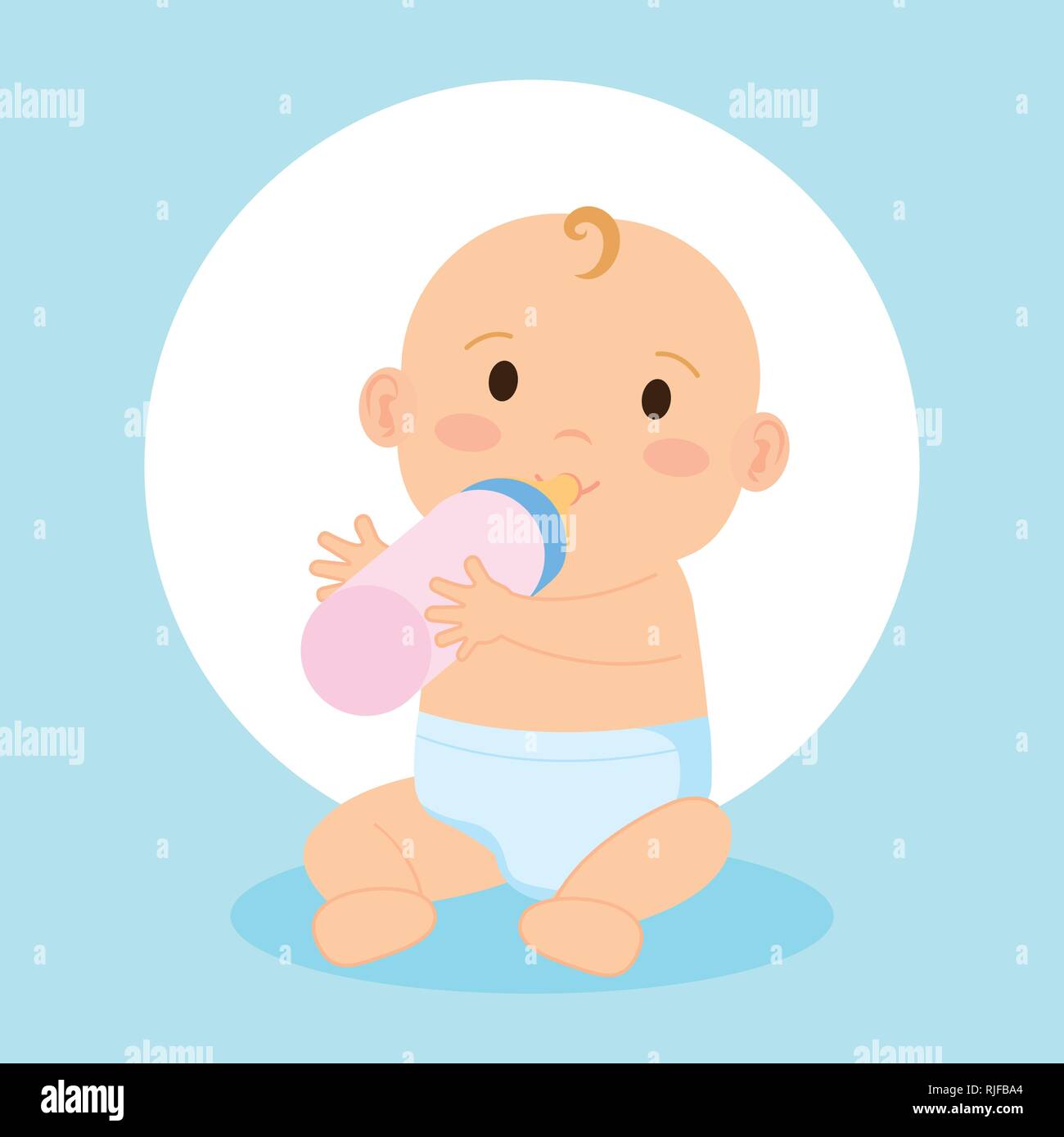 cute little baby character Stock Vector Image & Art - Alamy
