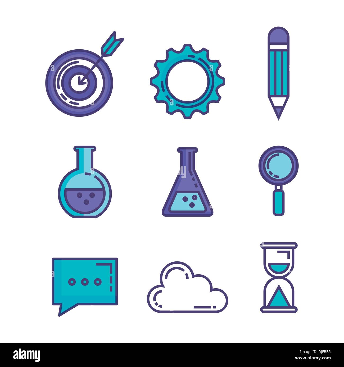 set of technological innovation icons Stock Vector Image & Art - Alamy