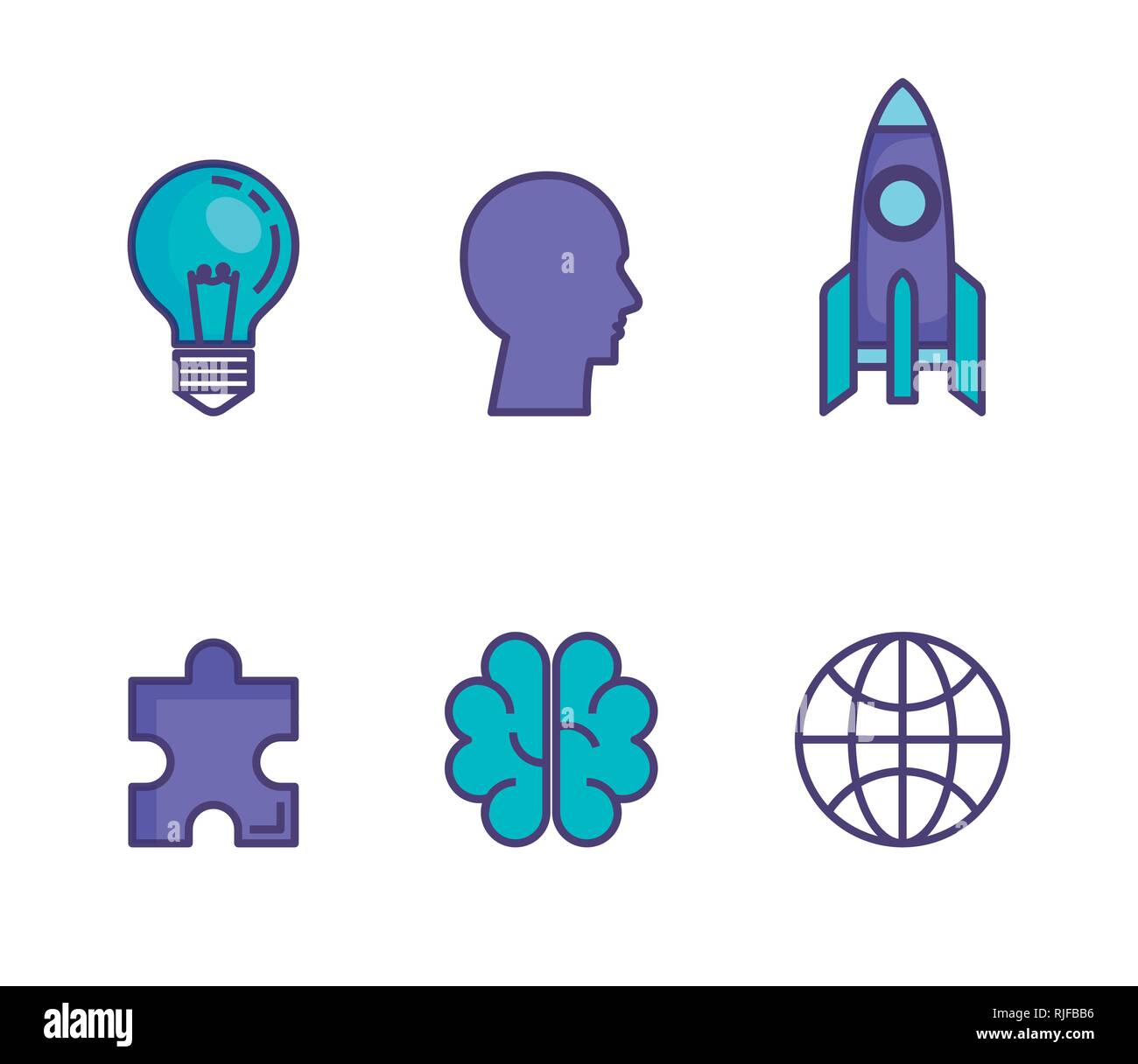 set of technological innovation icons Stock Vector Image & Art - Alamy