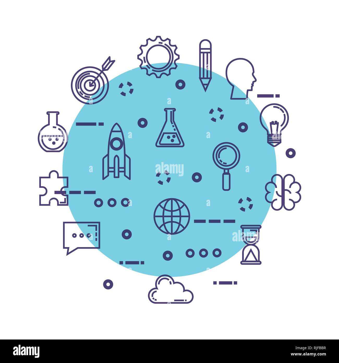 set of technological innovation icons Stock Vector Image & Art - Alamy