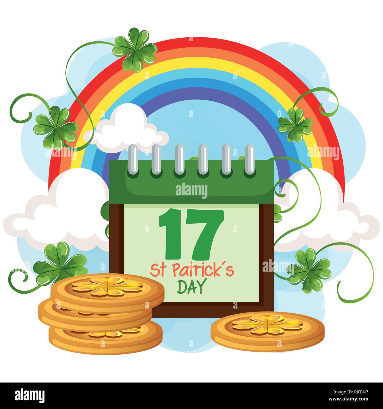 St patricks day rainbow colors hi-res stock photography and images - Alamy