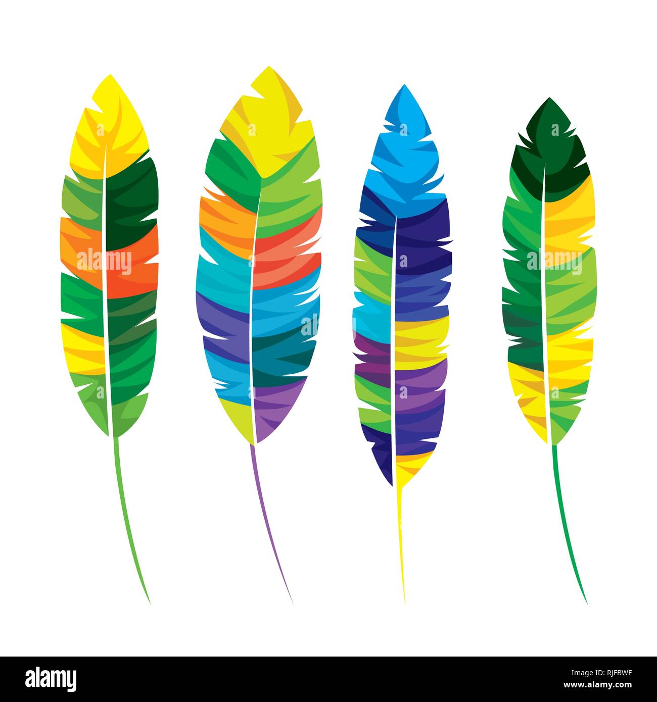 Feathered detail Cut Out Stock Images & Pictures - Alamy