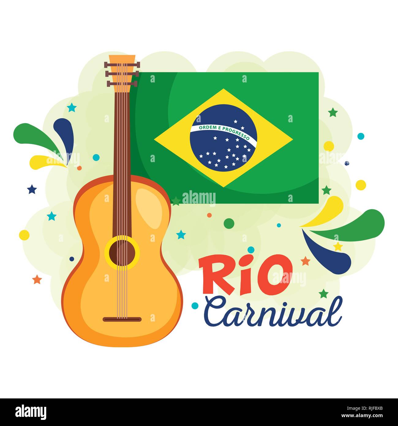 rio carnival brazilian card Stock Vector Image & Art - Alamy
