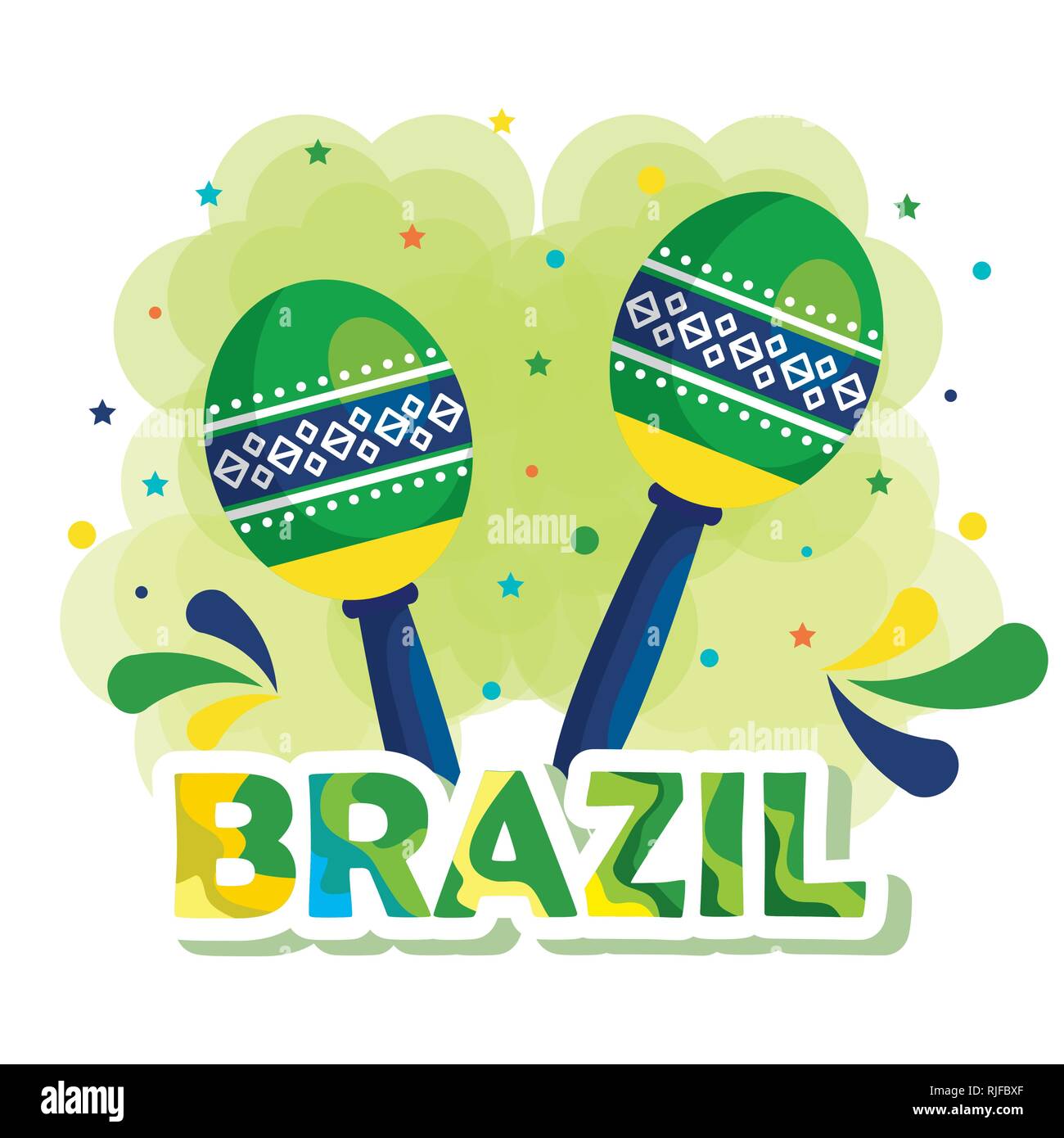 rio carnival brazilian card Stock Vector Image & Art - Alamy