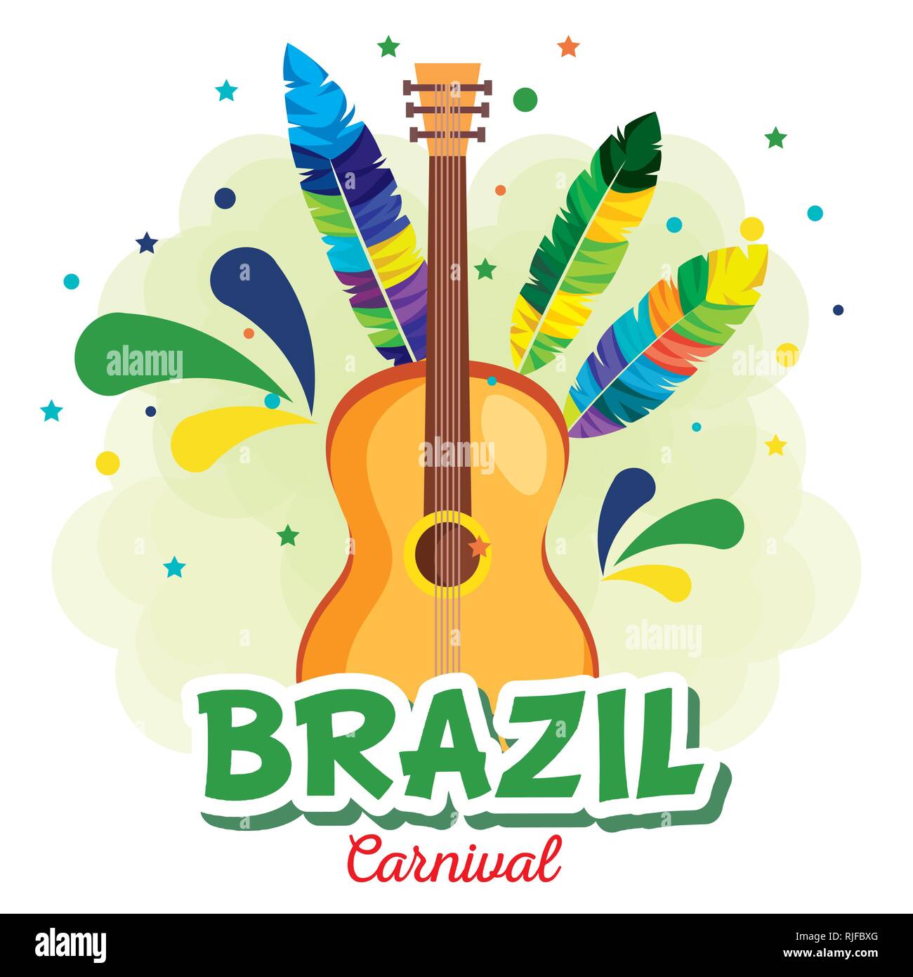 rio carnival brazilian card Stock Vector Image & Art - Alamy