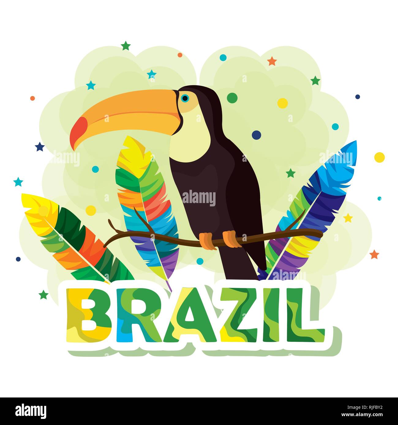 rio carnival brazilian card Stock Vector Image & Art - Alamy