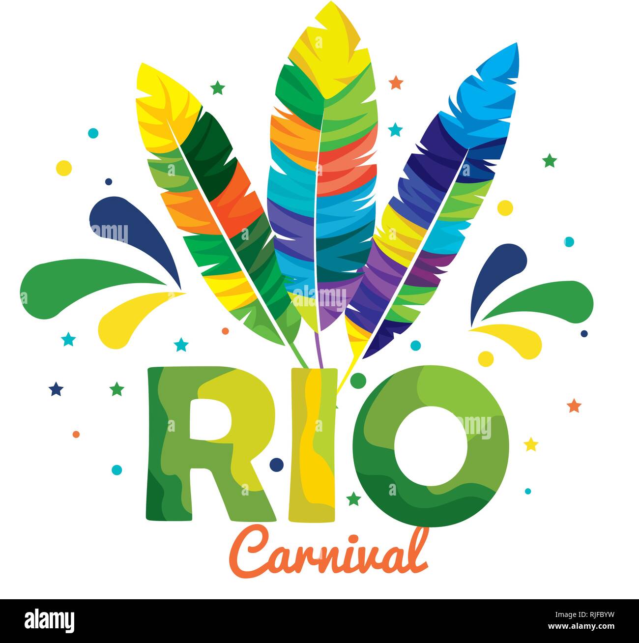 rio carnival brazilian card Stock Vector Image & Art - Alamy