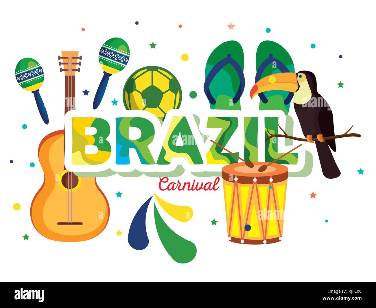 rio carnival brazilian card Stock Vector Image & Art - Alamy