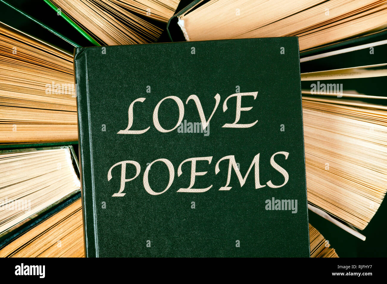 Love poems book cover hi-res stock photography and images - Alamy