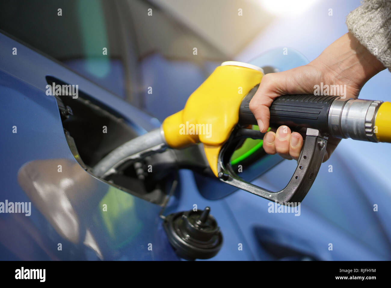 Hand pumping hi-res stock photography and images - Alamy