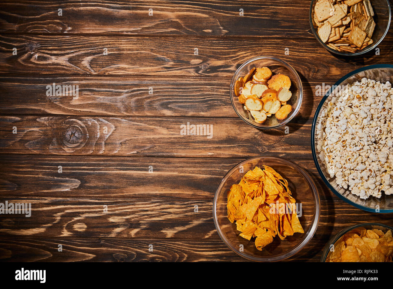 Top view of snacks hi-res stock photography and images - Alamy