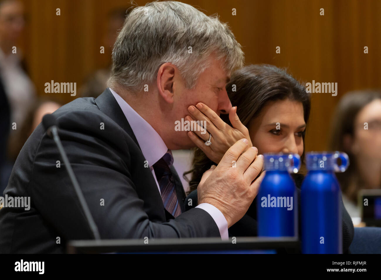 New York Ny February 5 2019 Alec Baldwin And Hilaria Baldwin