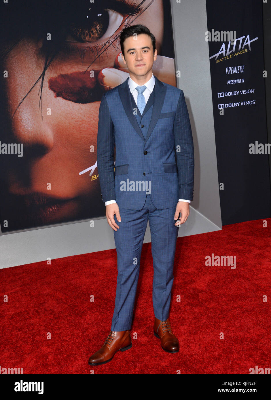 Los Angeles, USA. 05th Feb, 2019. Keean Johnson at the premiere for ...
