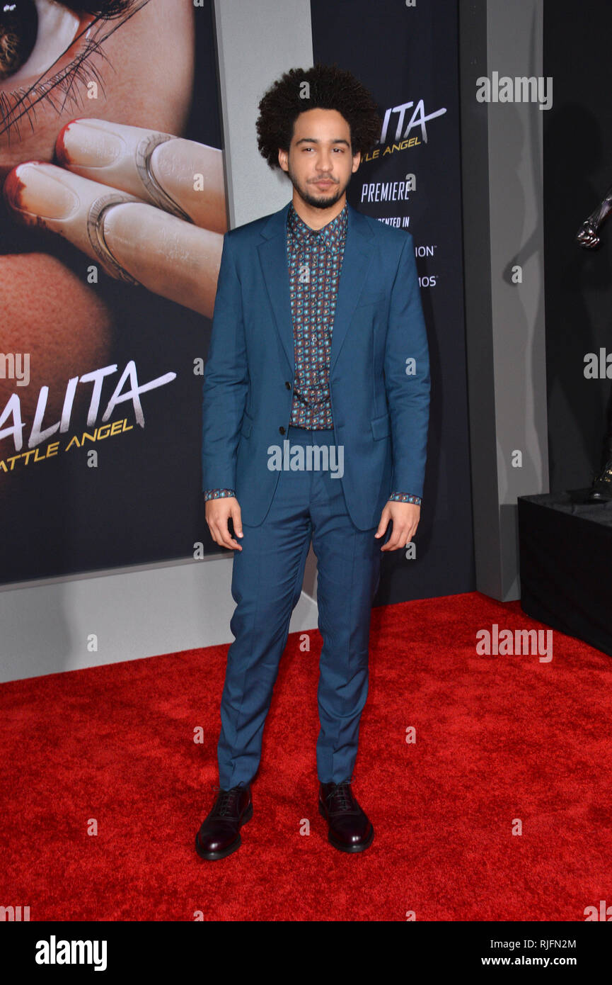 Los Angeles, USA. 05th Feb, 2019. Jorge Lendeborg Jr. at the premiere ...
