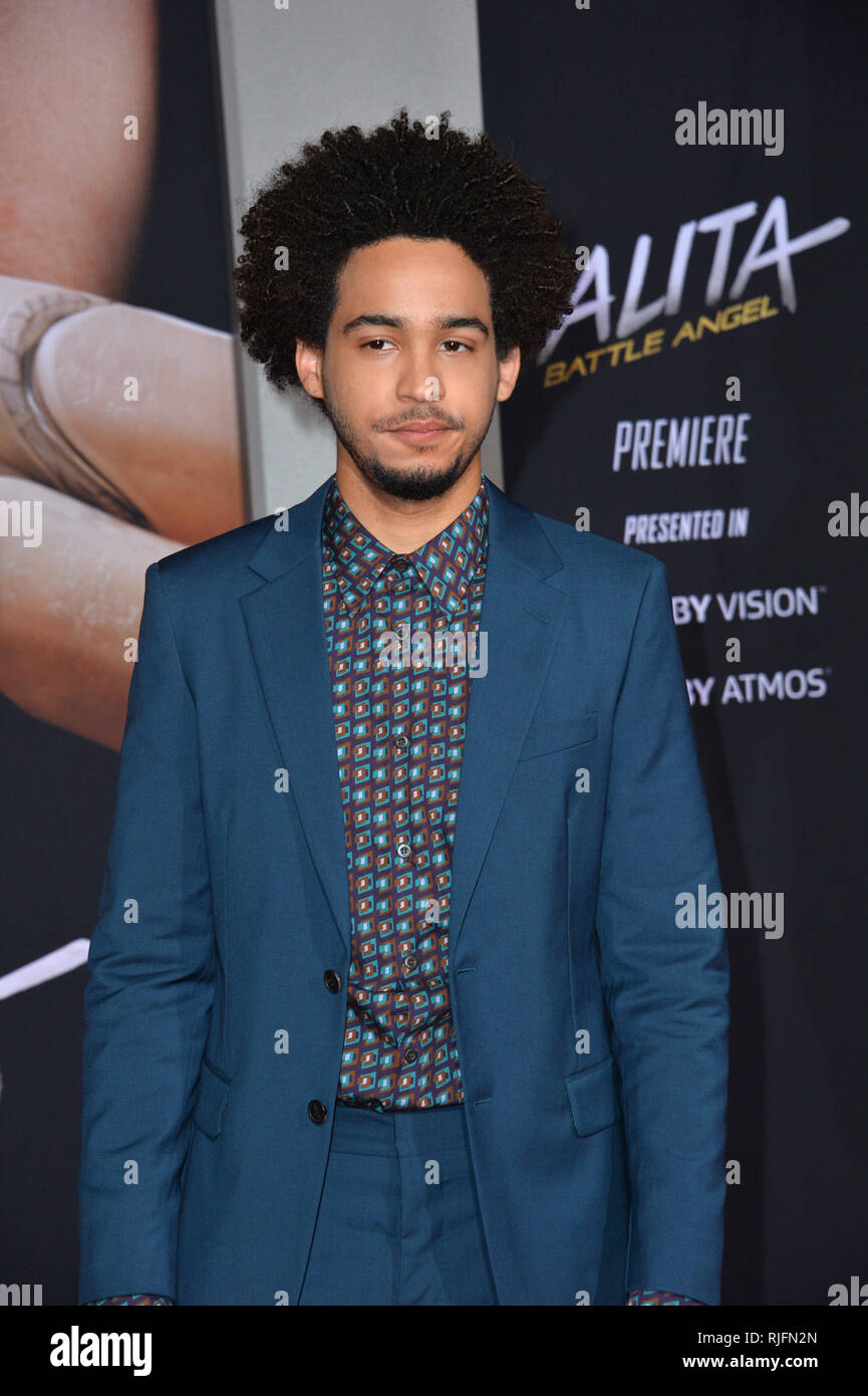 Los Angeles, USA. 05th Feb, 2019. Jorge Lendeborg Jr. at the premiere ...
