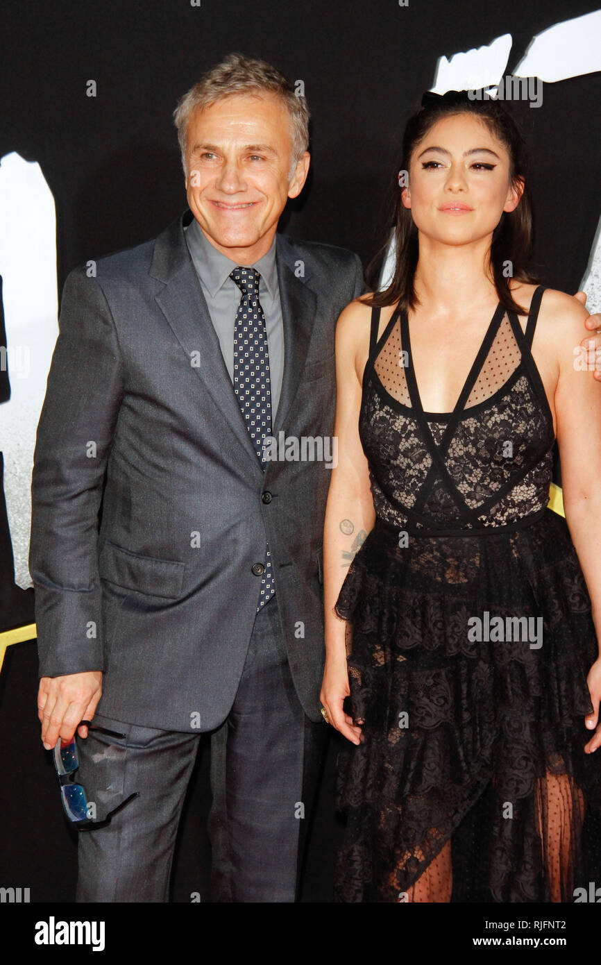 Los Angeles, USA. 05th Feb, 2019. Christoph Waltz, Rosa Salazar at 20th Century Fox's "Alita ...