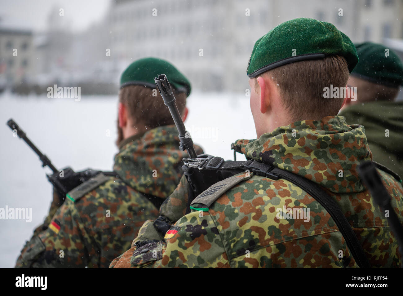 Rukla, Lithuania. 04th Feb, 2019. Soldiers of the German Armed Forces ...