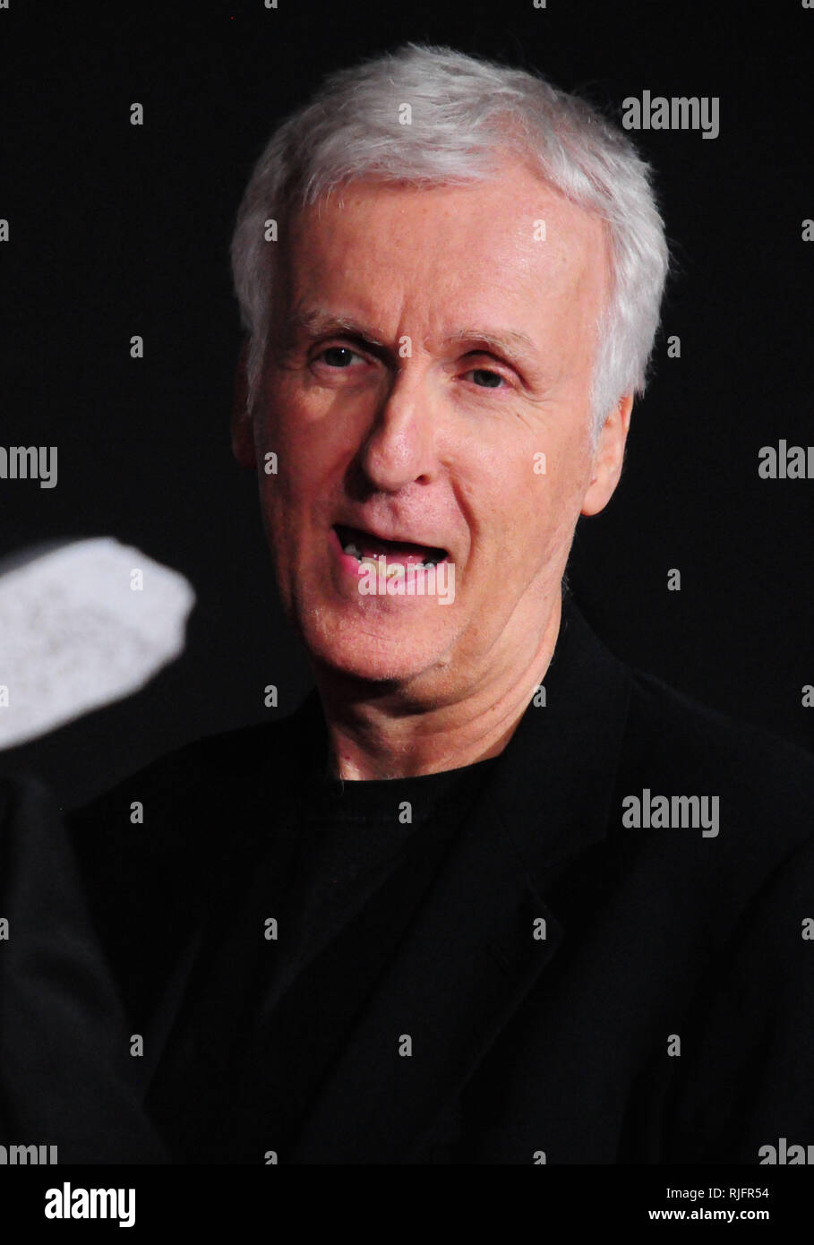 Los Angeles, USA. 05th Feb, 2019. Producer James Cameron attends 20th Century Fox's 'Alita ...