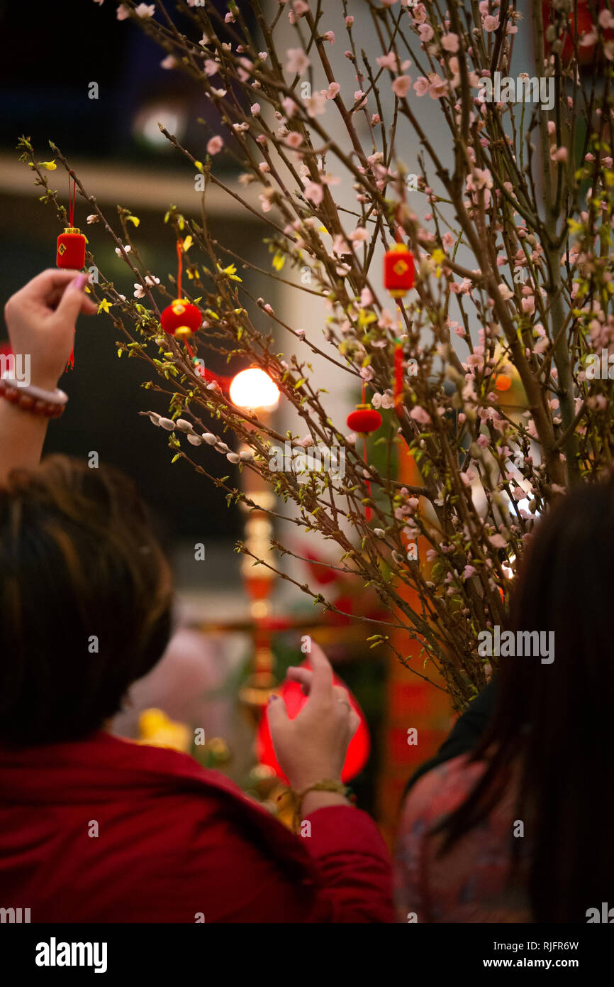 Los Angeles, California, USA. 4th February, 2019. Thein Hau Temple in ...
