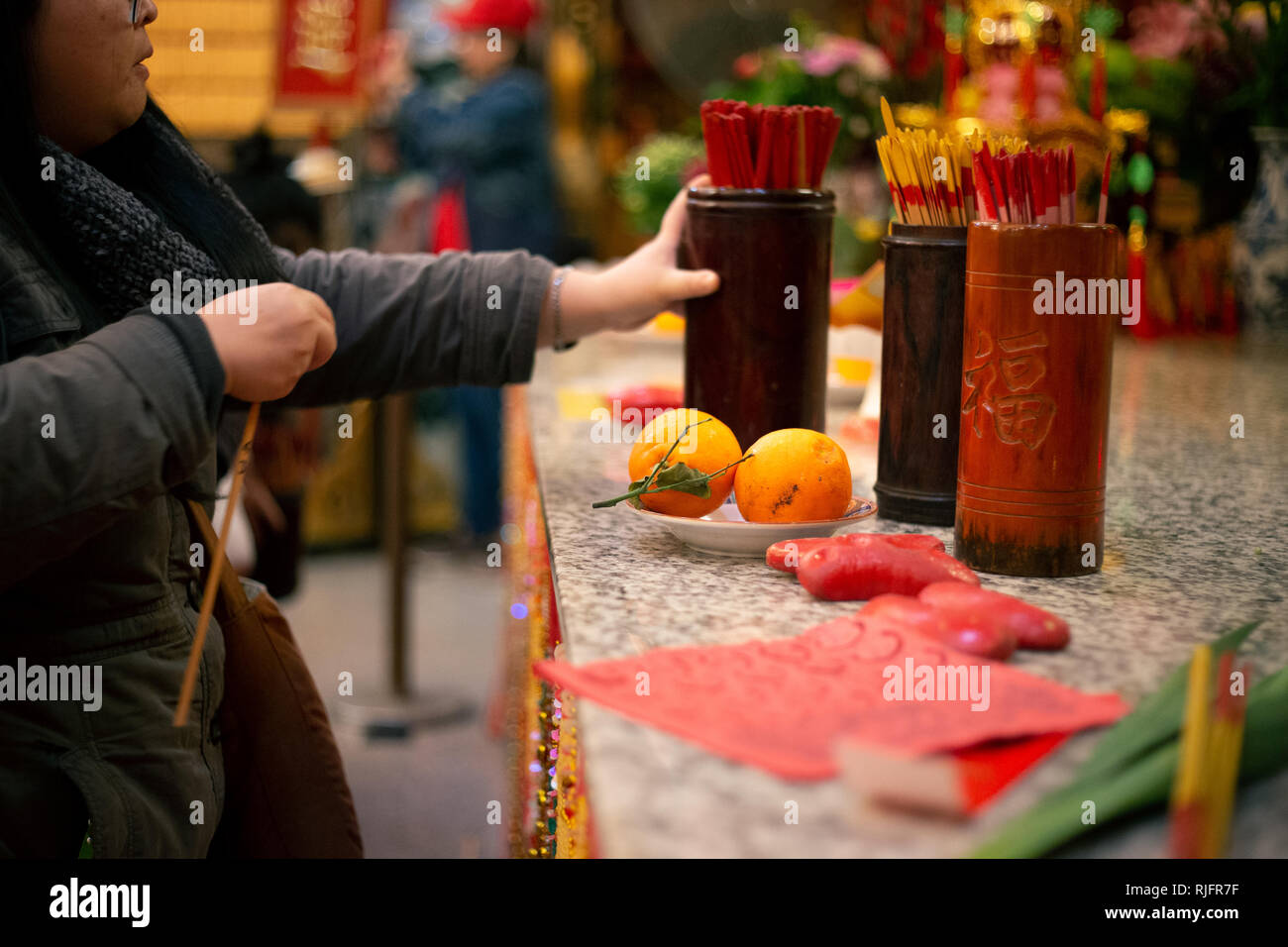 Los Angeles, California, USA. 4th February, 2019. Thein Hau Temple in ...
