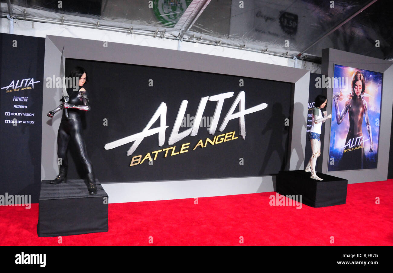 Los Angeles, USA. 05th Feb, 2019. A general view of atmosphere at 20th Century Fox's 'Alita ...