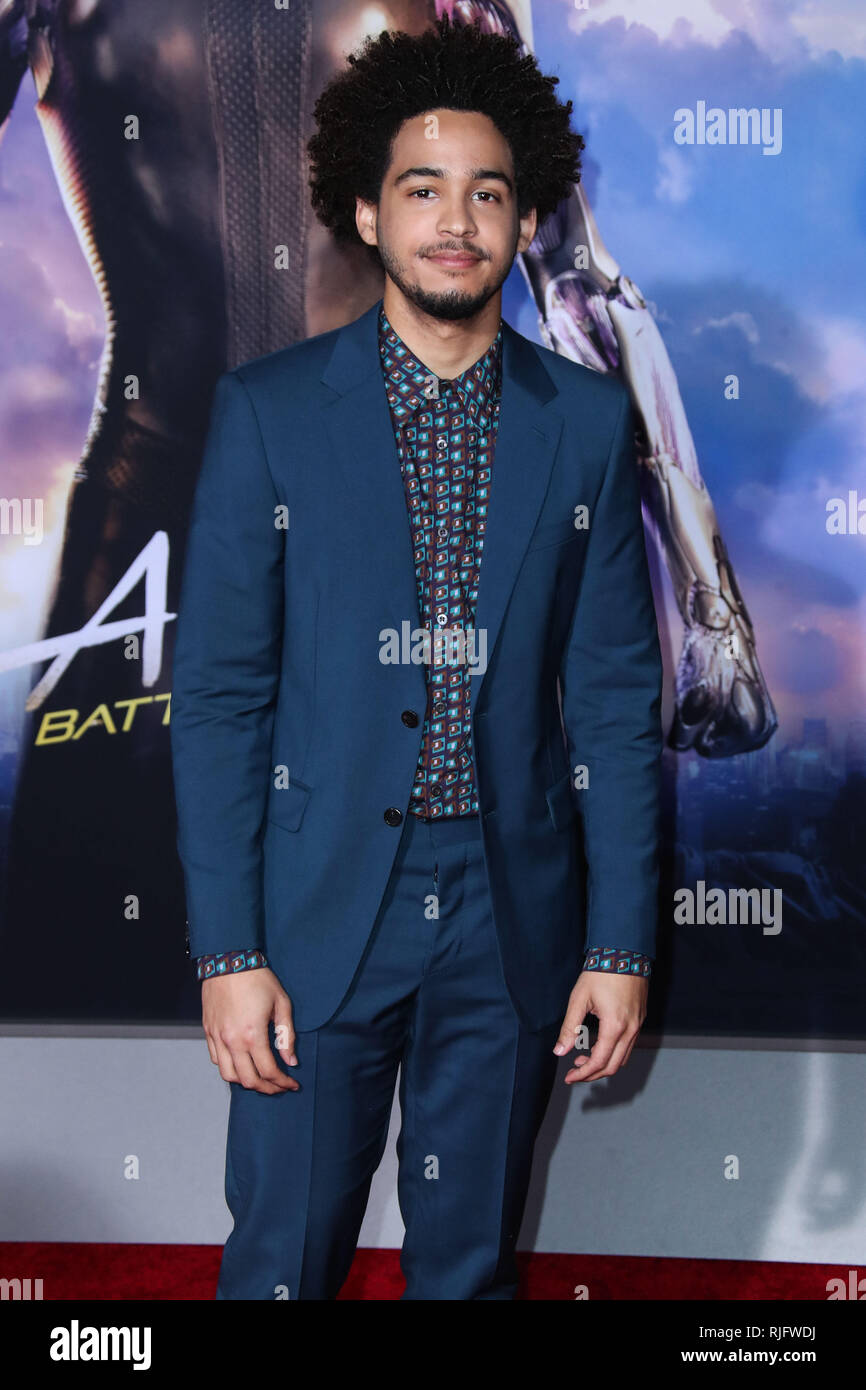 WESTWOOD, LOS ANGELES, CA, USA - FEBRUARY 05: Actor Jorge Lendeborg Jr ...