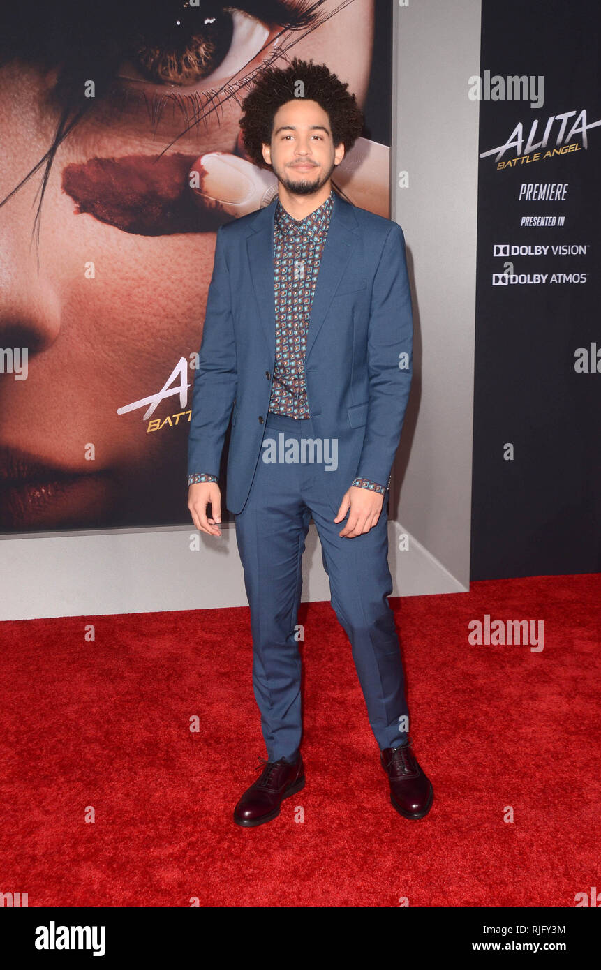Los Angeles, Ca, USA. 05th Feb, 2019. Jorge Lendeborg Jr. at the ...