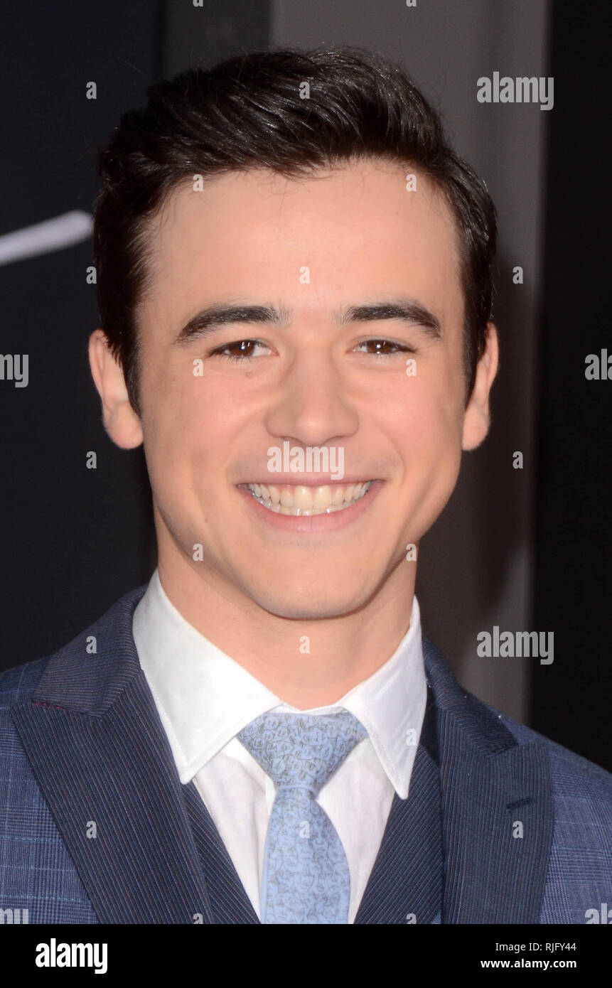 Los Angeles, Ca, USA. 05th Feb, 2019. Keean Johnson at the premiere of ...