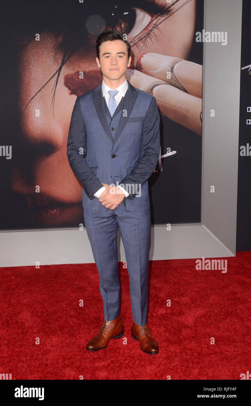 Los Angeles, Ca, USA. 05th Feb, 2019. Keean Johnson at the premiere of ...