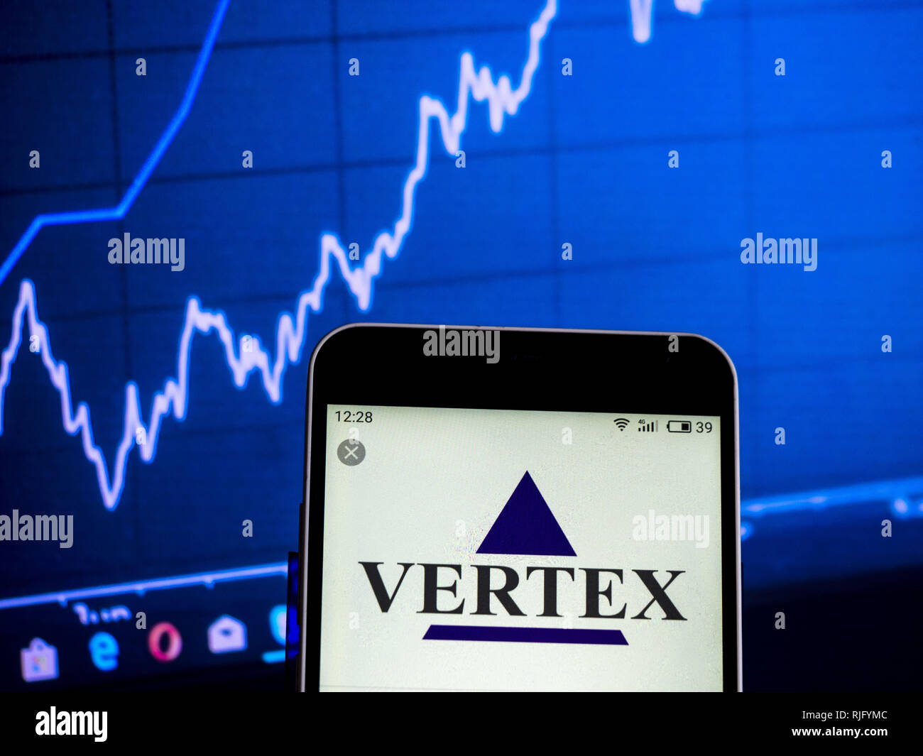 Vertex pharmaceuticals logo hi-res stock photography and images - Alamy