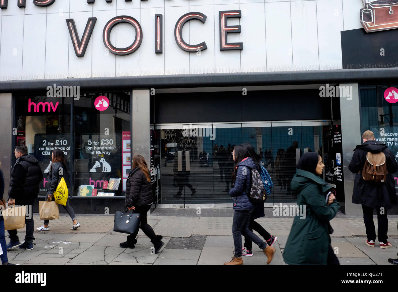 Hmv oxford street hi-res stock photography and images - Alamy