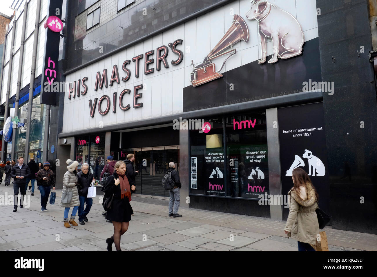 Hmv oxford street hi-res stock photography and images - Alamy