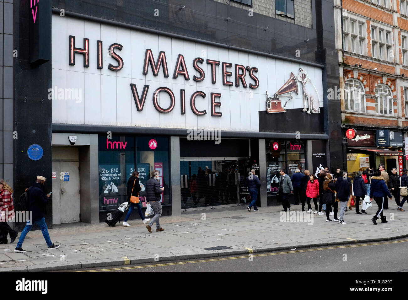 Hmv oxford street hi-res stock photography and images - Alamy