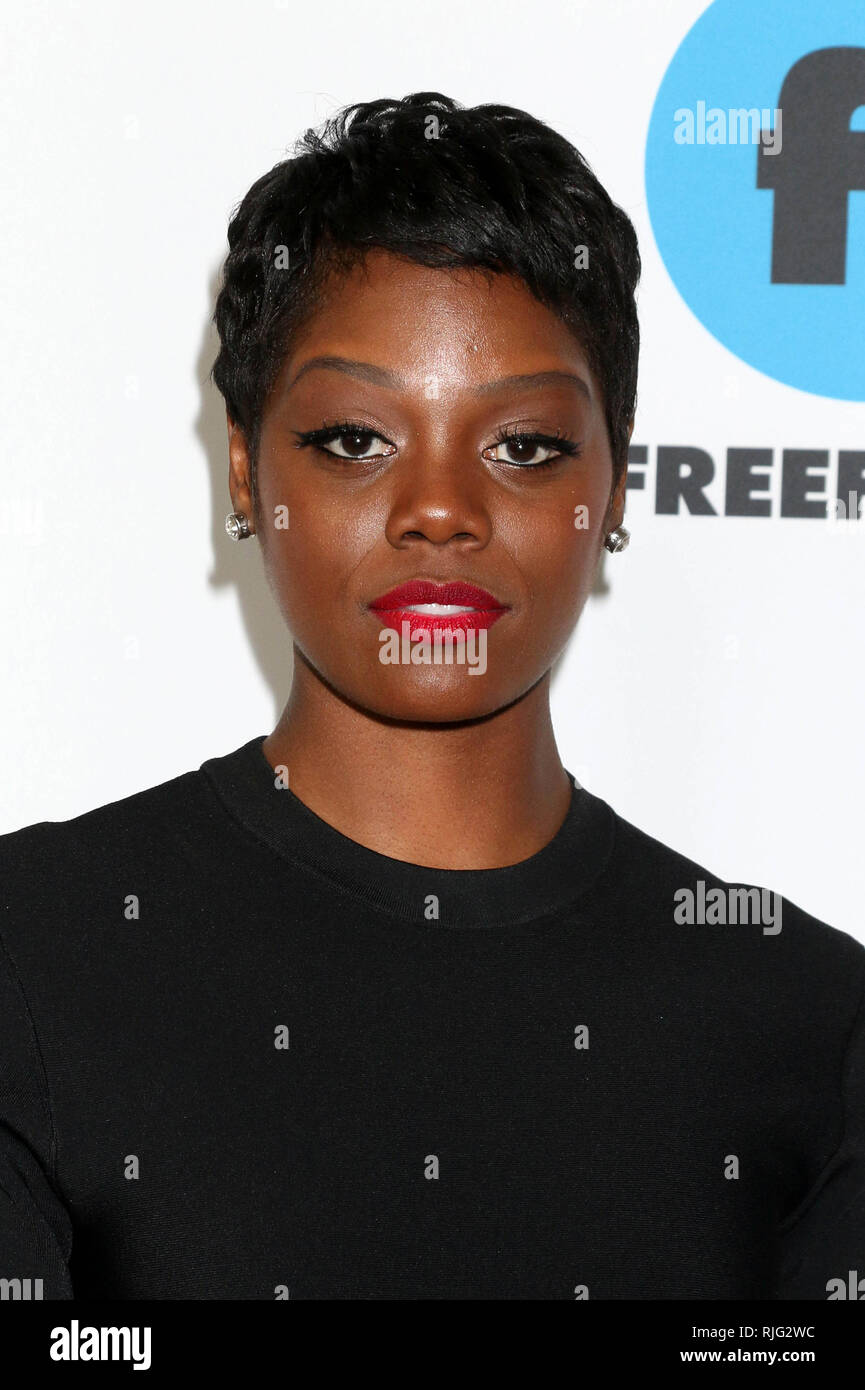 LOS ANGELES - FEB 5: Afton Williamson at the Disney ABC Television ...