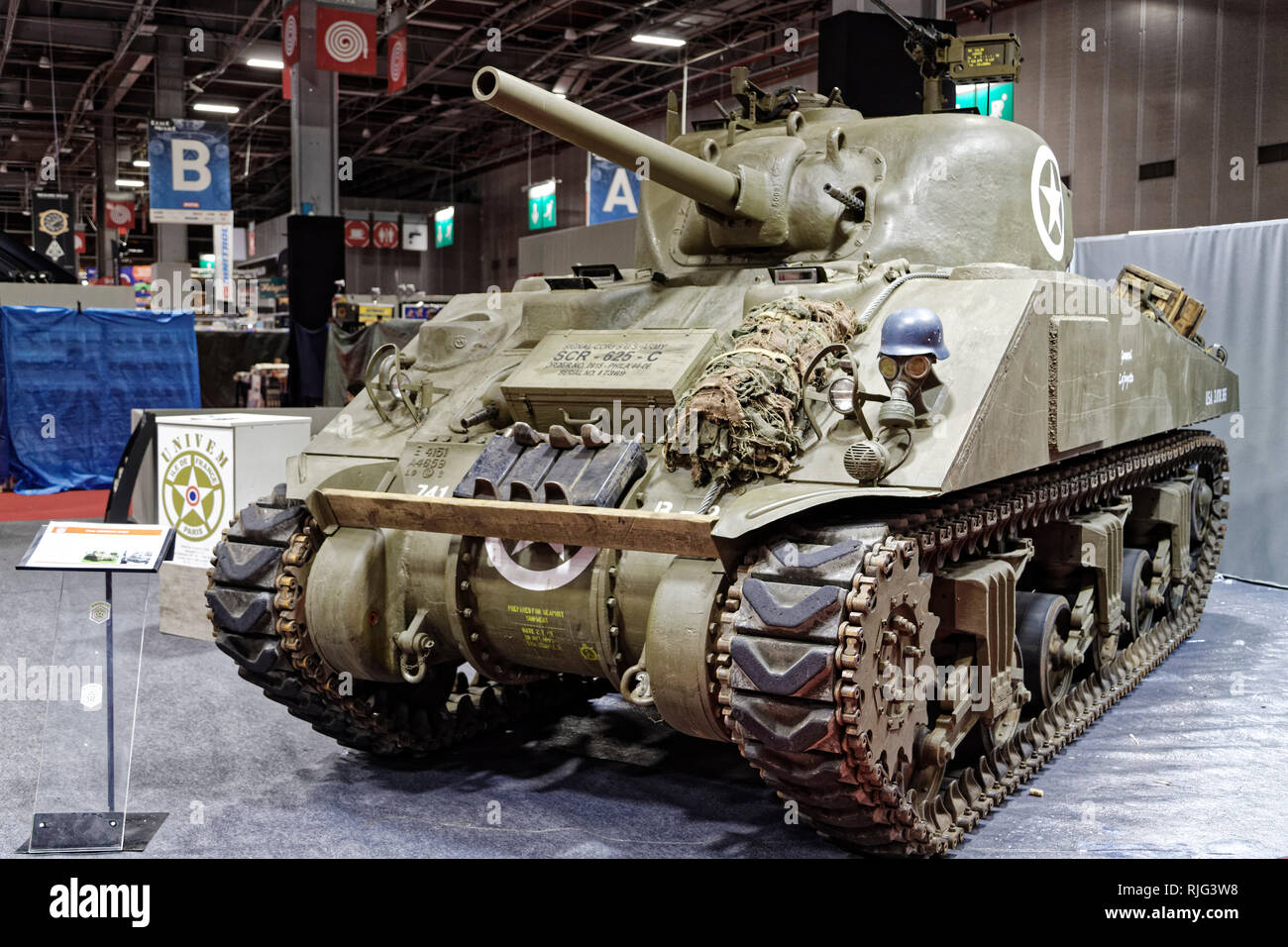 Paris, France. 05th Feb, 2019. Tank SHERMAN M4-A4 1942 - The ...