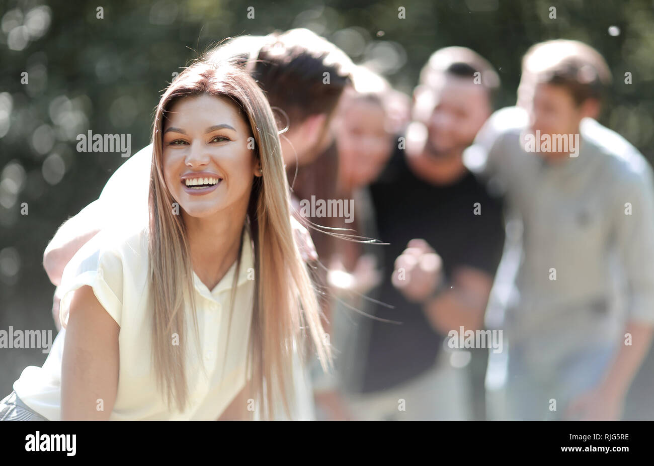 background image of a group of like-minded friends Stock Photo - Alamy