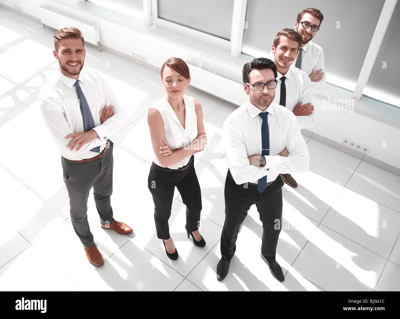 top view.successful business team Stock Photo - Alamy