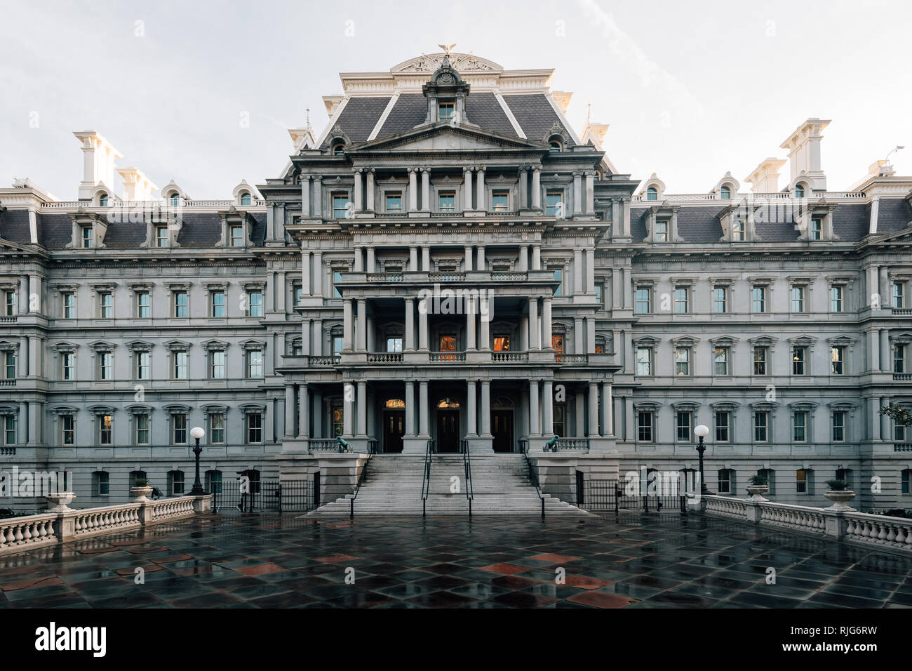 The Eisenhower Executive Office Building, in Washington, DC Stock Photo ...