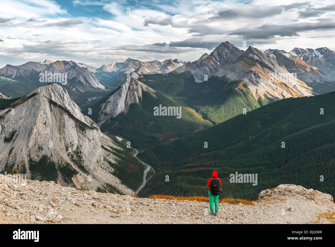 Female hiker view hi-res stock photography and images - Alamy