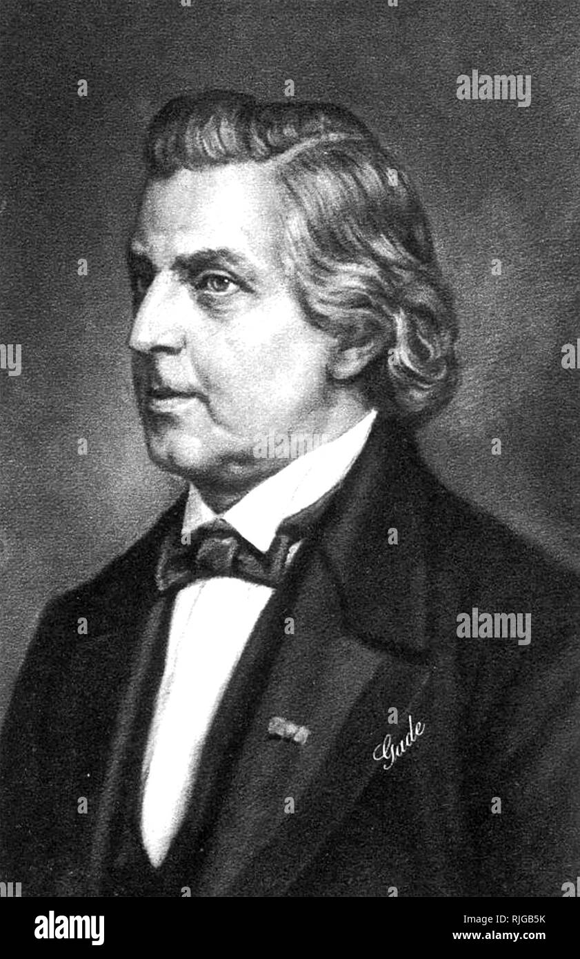 NIELS GADE (1817-1890) Danish musician Stock Photo - Alamy